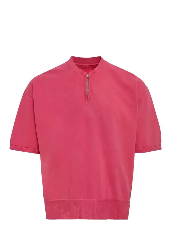 Visvim Half-zip Short-sleeve - Pink