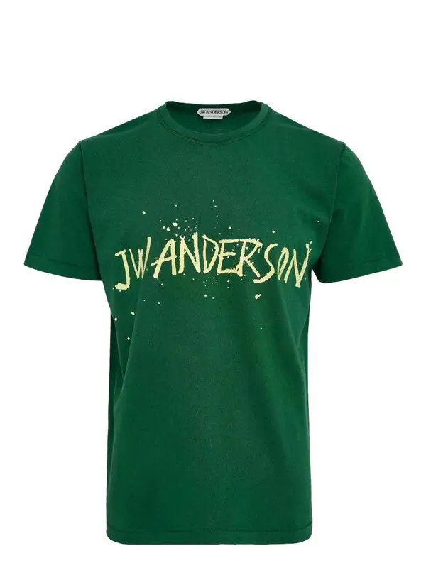 JW Anderson Circular T-shirt - Green