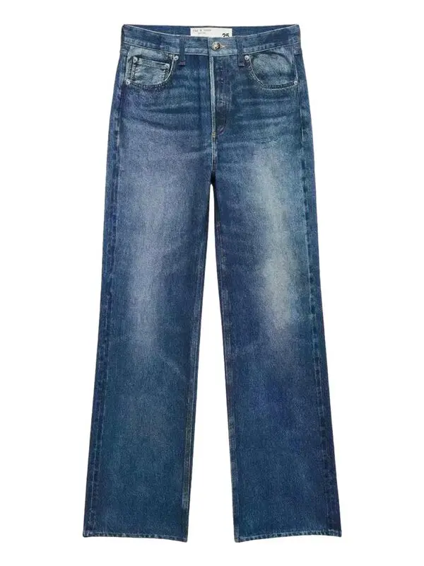 Rag & Bone Miramar Straight-leg Jeans - Blue