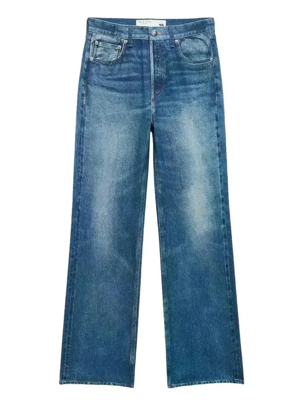 Rag & Bone Miramar Straight-leg Jeans - Blue