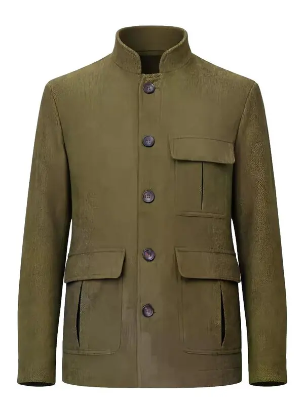 DOPPIAA Patch Pocket Jacket - Green