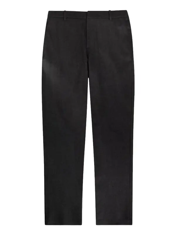 Sunspel Straight Trousers - Grey
