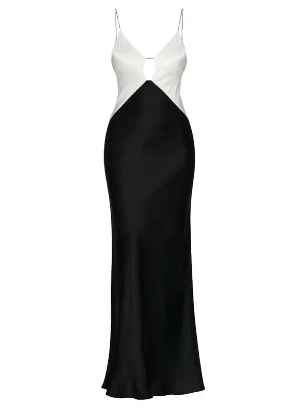 Anna October Maxi Cut-out Dress - Black