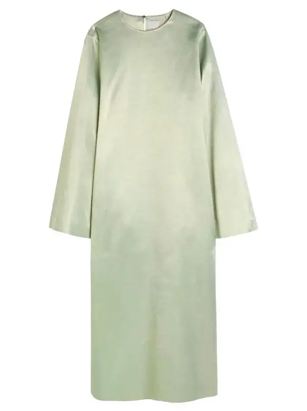 Calvin Klein Alba Flared-sleeve Midi Dress - Green