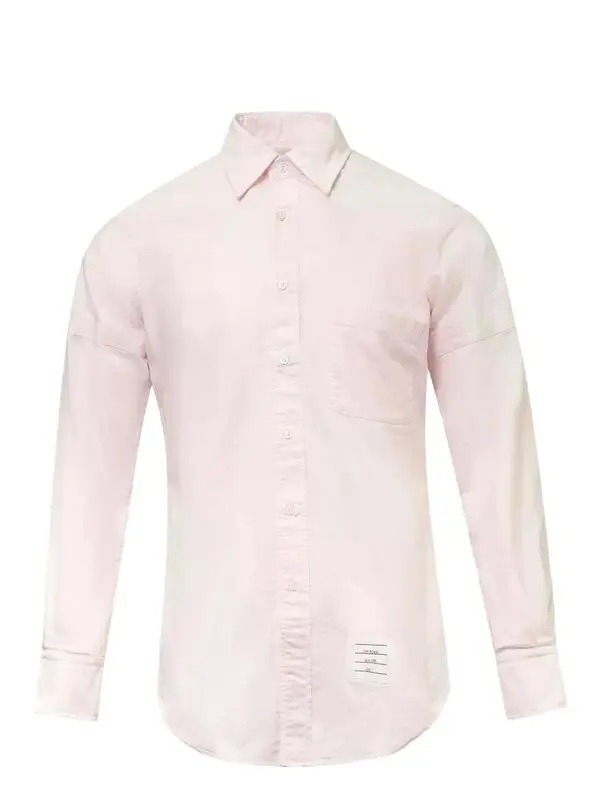 Thom Browne Long-sleeve Button-down Shirt - Pink