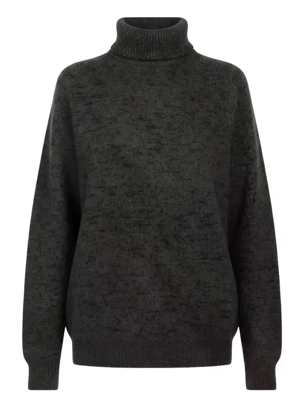 Frenckenberger Roll-neck Sweater - Black