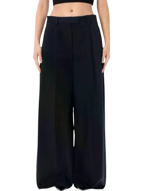 THELATEST Deva Pleated Trousers - Black