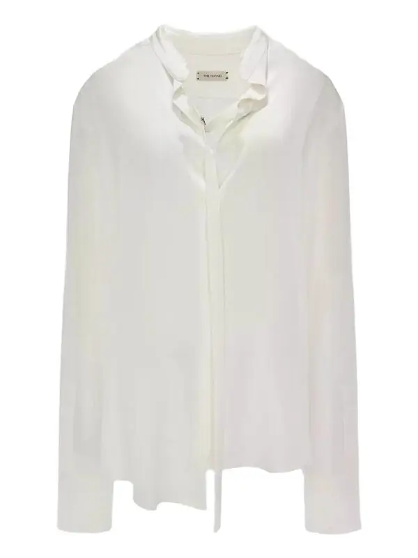 THE MANNEI Tie-detail Shirt - White
