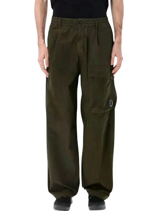 C.P. COMPANY Belt-loop Pocket Trousers - Green