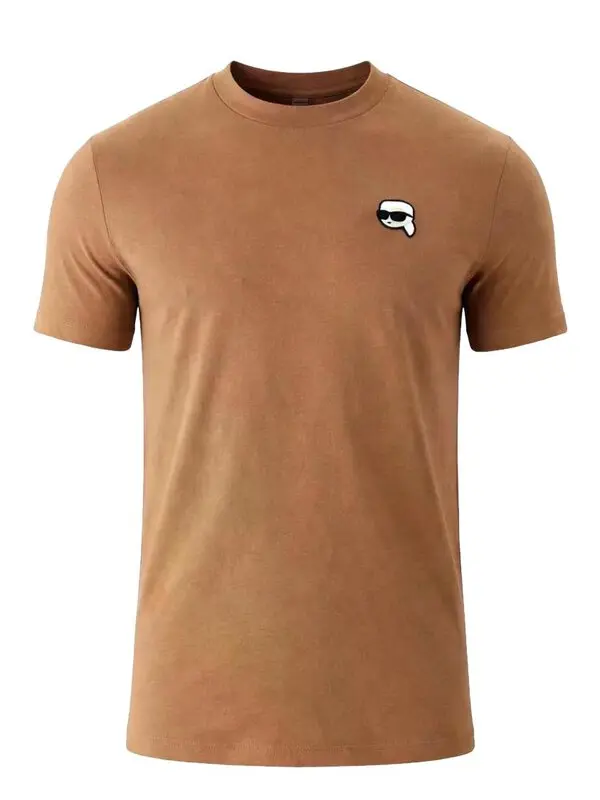 Karl Lagerfeld Crew-neck T-shirt - Brown