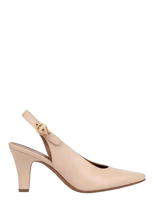 POLLINI Muse Slingback Pumps - Neutrals