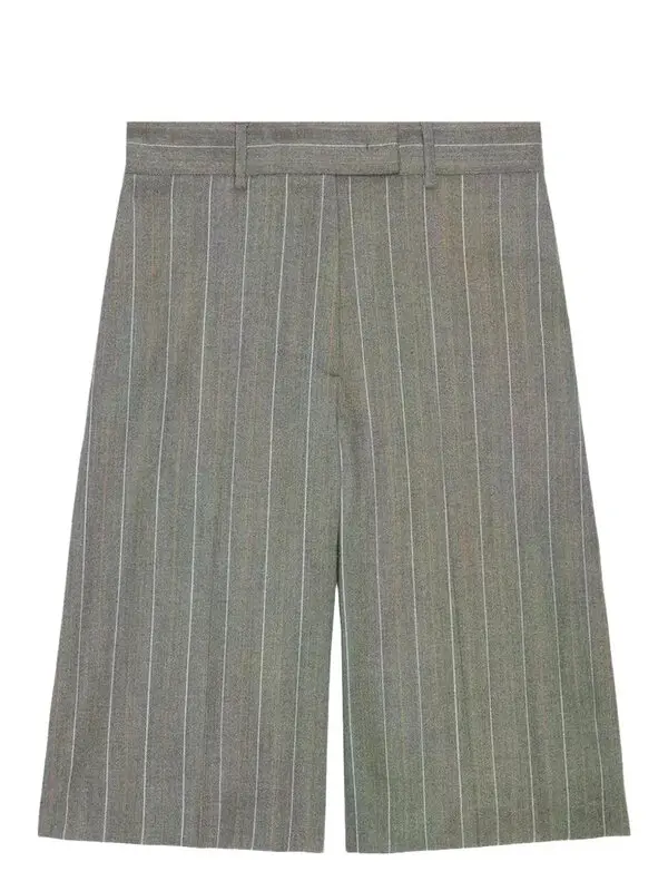 MSGM Pinstripe Shorts - Grey