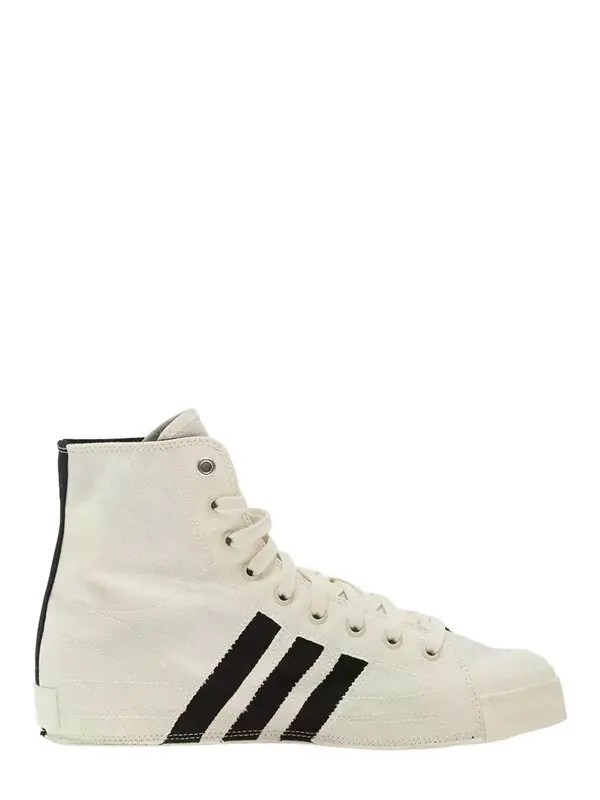 Y3 Nizza Hi 3-stripes Sneakers - Neutrals