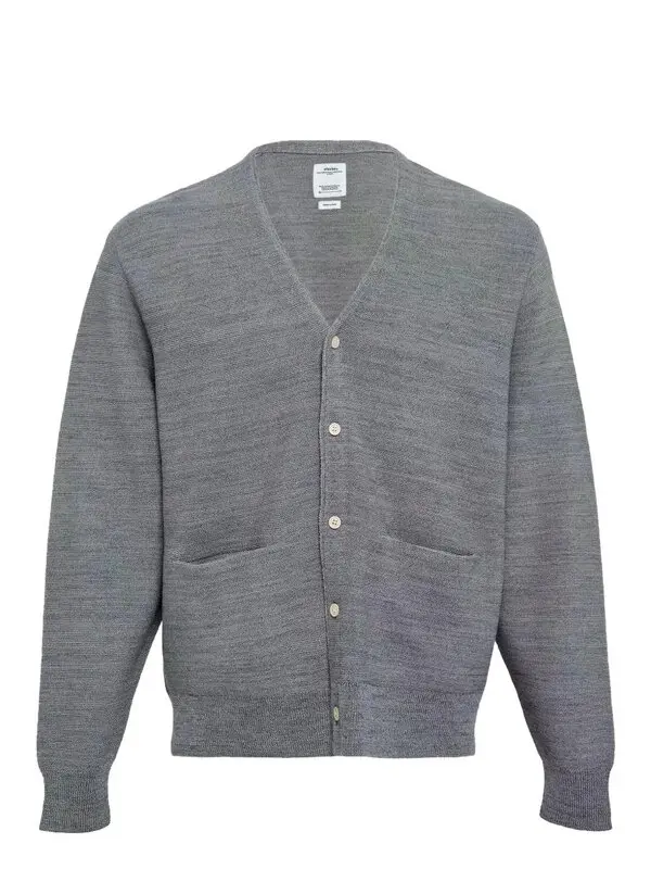 Visvim Selmer V-neck Cardigan - Grey