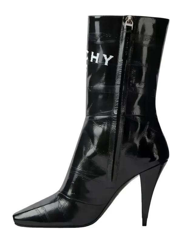 Givenchy Logo-print Ankle Boots - Black
