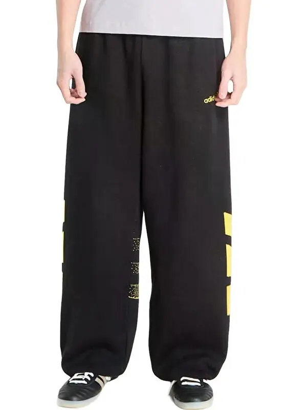 Adidas Santiago Logo-embroidered Trousers - Black