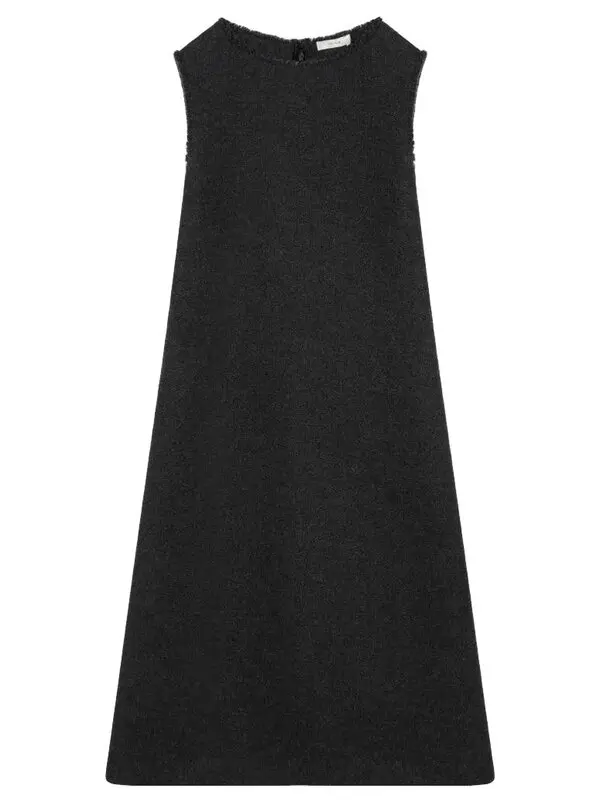 THE ROW Frayed A-line Dress - Grey