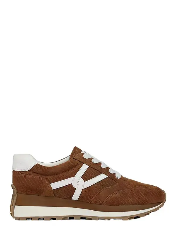 Veronica Beard Valentina Applique Sneakers - Brown