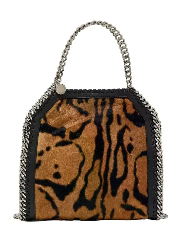Stella McCartney Mini Falabella Tiger-print Tote Bag - Brown