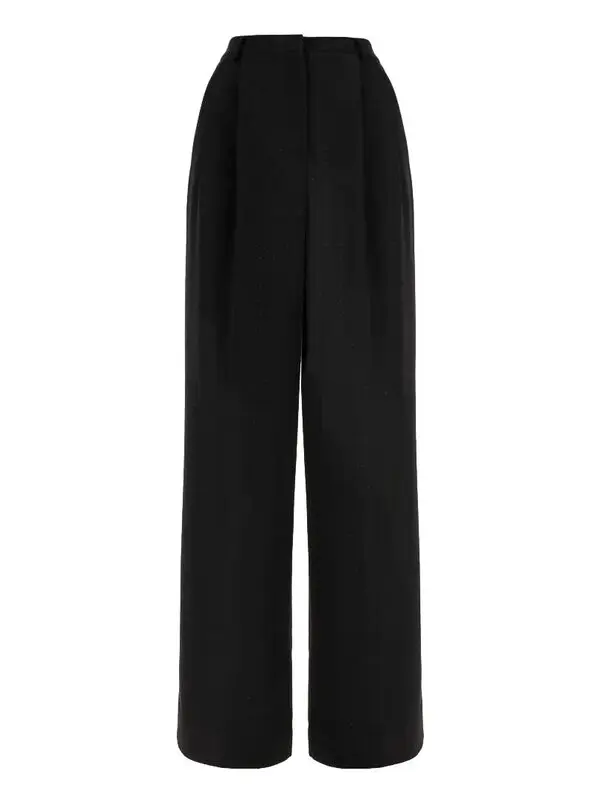 POST SCRIPTUM Concealed-fastening Trousers - Black