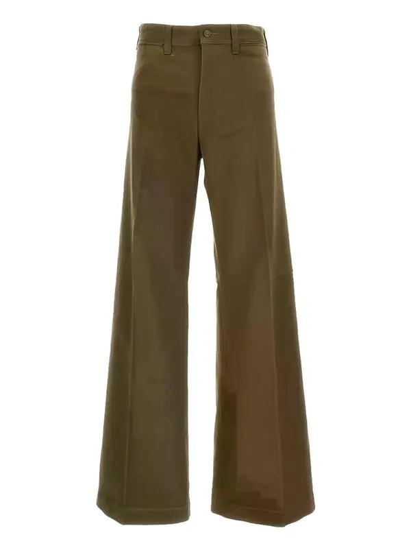 Polo Ralph Lauren Button Palazzo Pants - Green