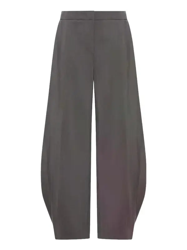Giorgio Armani Round Hem Trousers - Grey