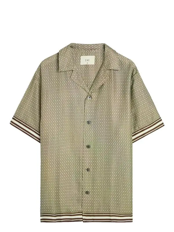 CHE Patterned Striped Shirt - Neutrals