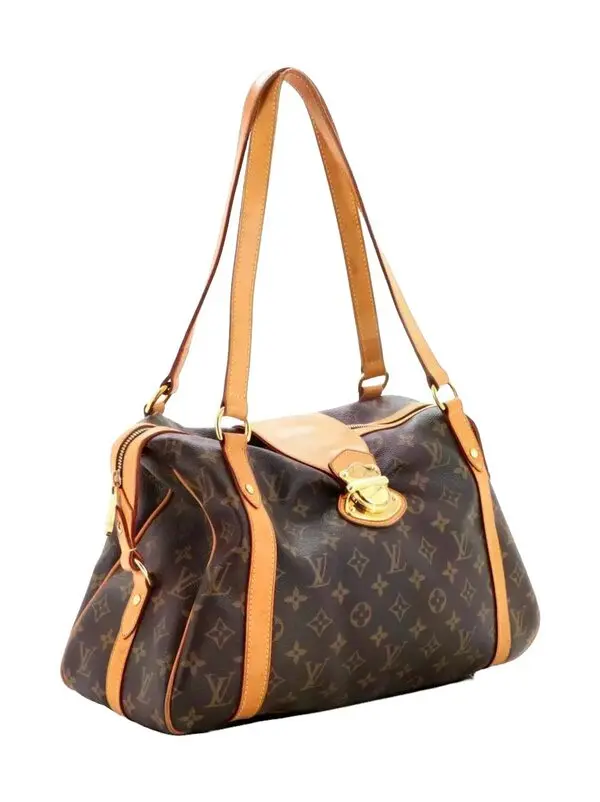LOUIS VUITTON Stresa Handbag Monogram Canvas Pm - Brown