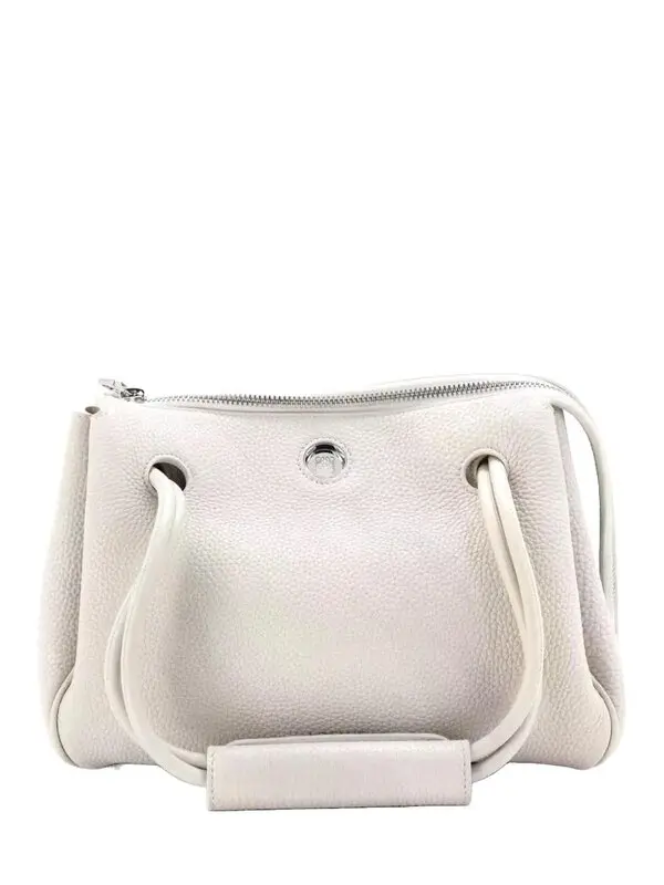Loewe Madrid Leather Small Shoulder Bag - White