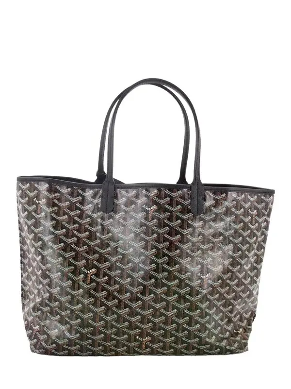 Goyard Saint Louis Coated Canvas Pm Tote Bag - Black