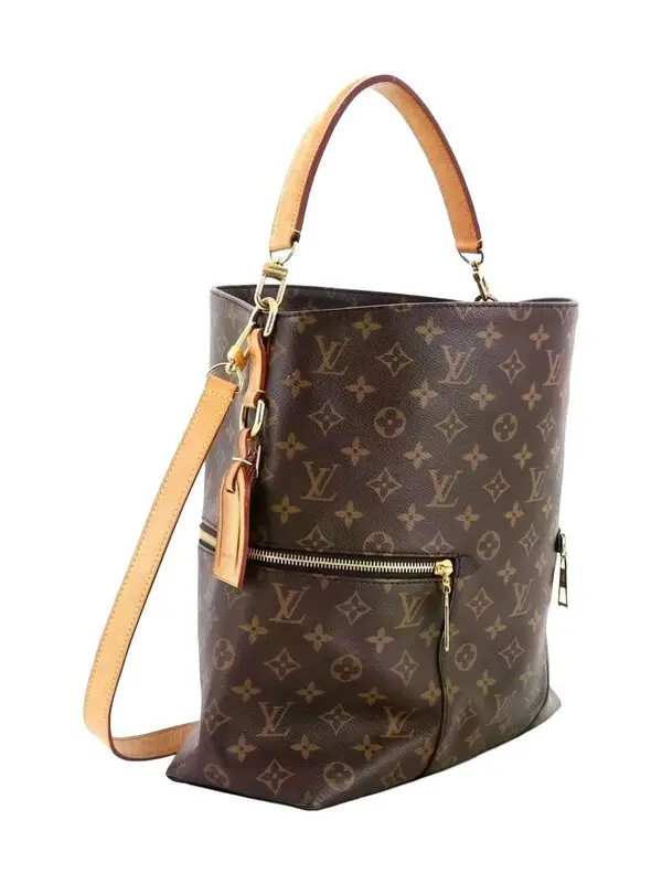 LOUIS VUITTON Melie Hobo Bag Monogram Canvas - Brown