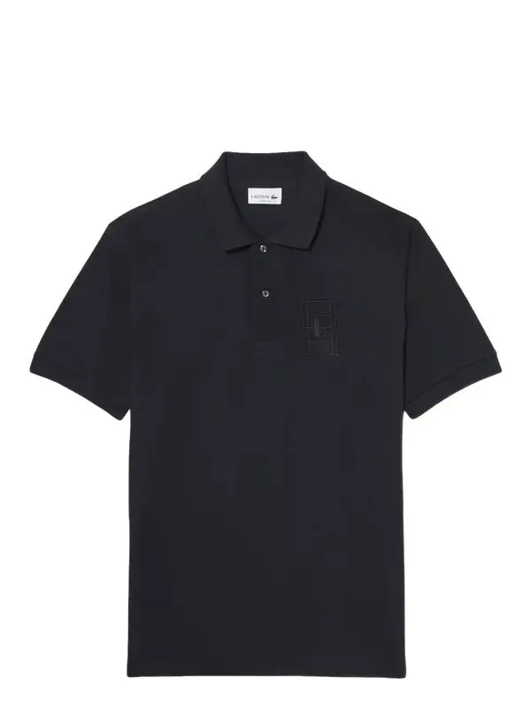 Lacoste Short Sleeve Applique Polo Shirt - Blue