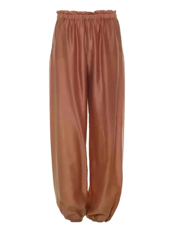 Devotion Elasticated-waistband Trousers - Orange