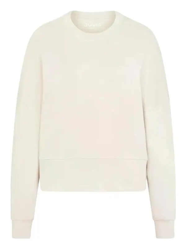 JUVIA Soft Jersey Texture Sweater - Neutrals