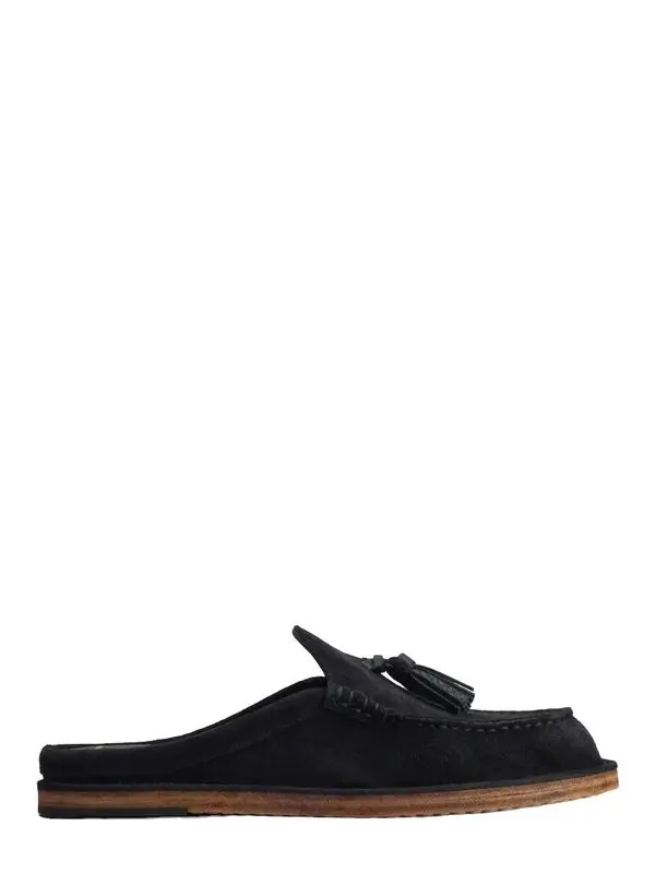 TOD'S Tassel-detail Mules - Black