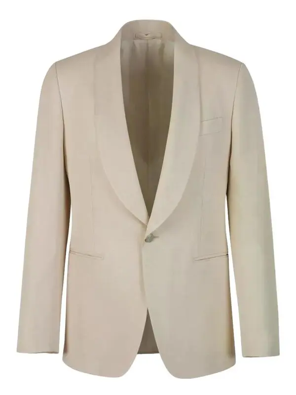 LARDINI Buttoned Single-breasted Blazer - Neutrals