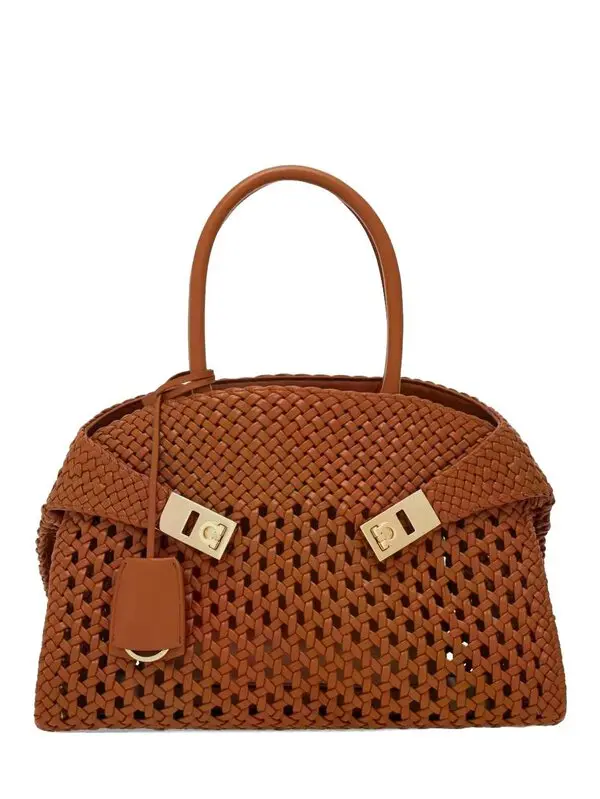FERRAGAMO Hug Handbag - Brown