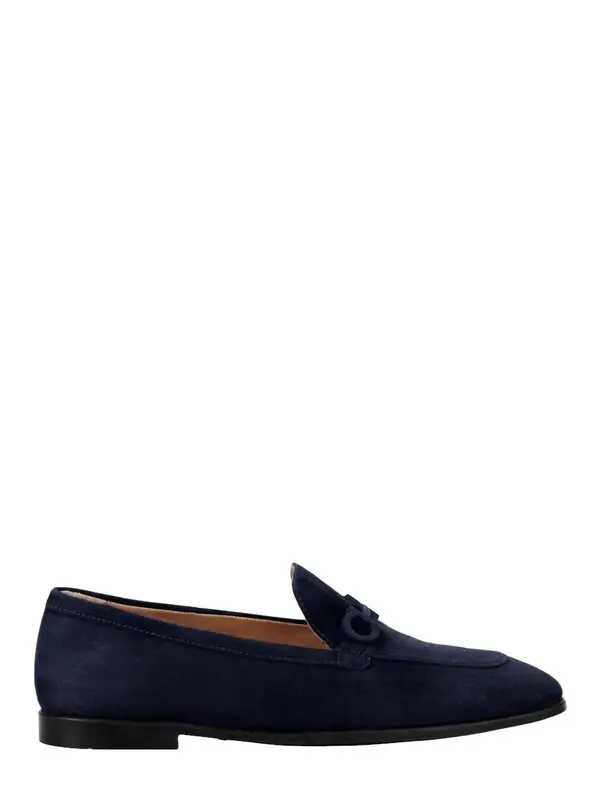 FERRAGAMO Gancini Loafers - Blue