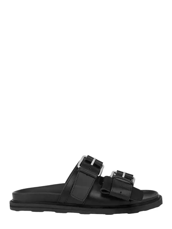 Moschino Buckle-fastening Sandals - Black