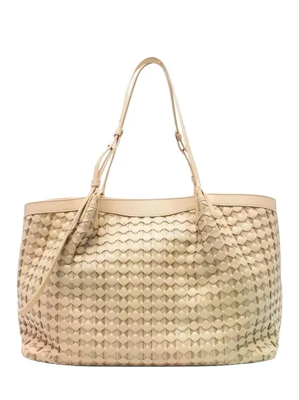 SERAPIAN Mosaico Tote Bag - Neutrals