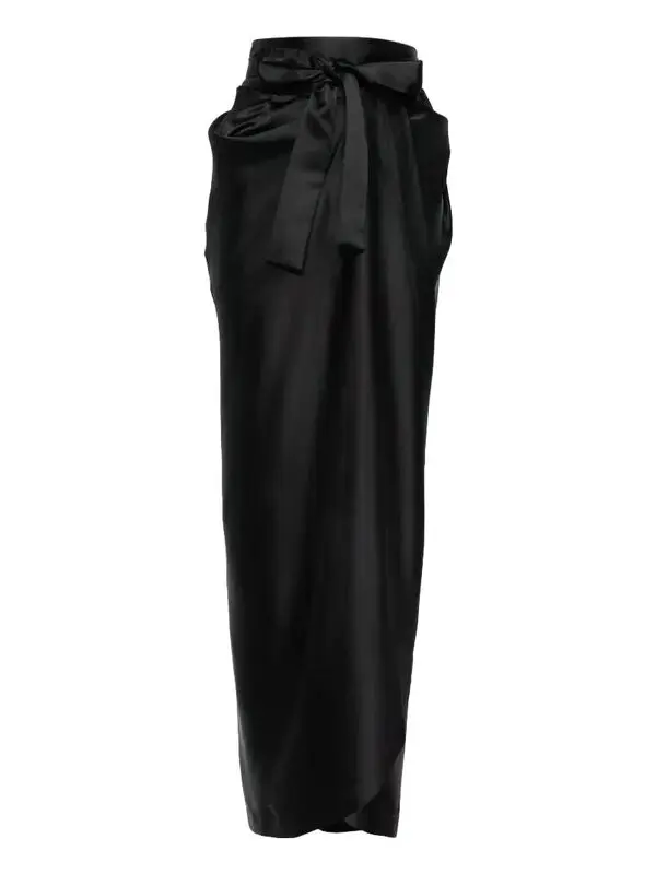 VIVIENNE WESTWOOD Kendall Tie Wrap Maxi Skirt - Black