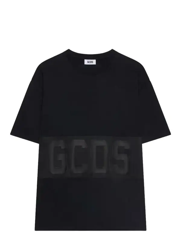 Gcds Logo-band T-shirt - Black