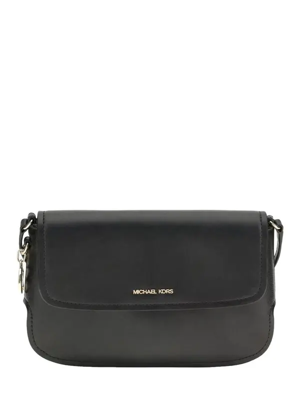 Michael Kors Logo-plaque Crossbody Bag - Black
