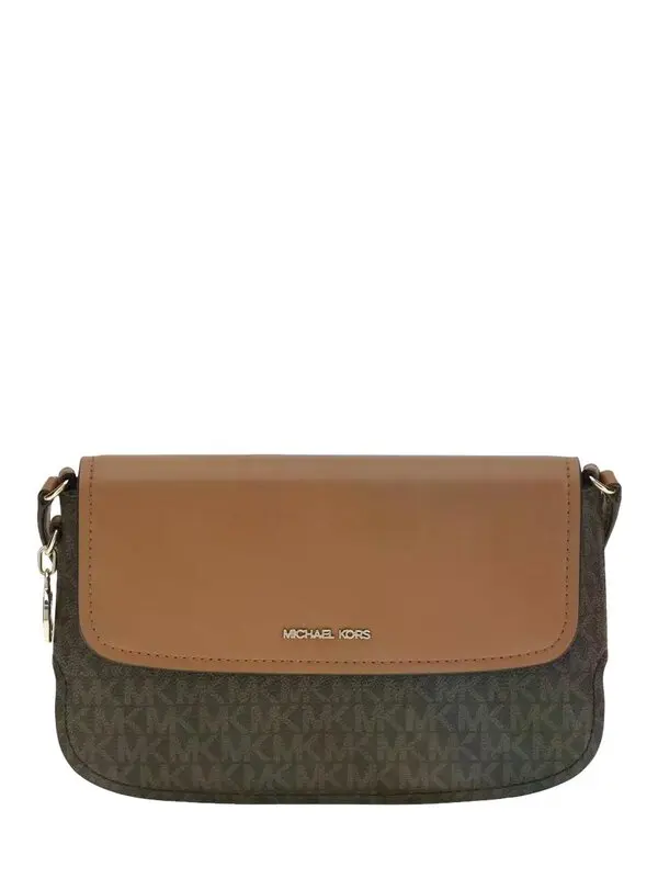 Michael Kors Logo-pattern Crossbody Bag - Brown