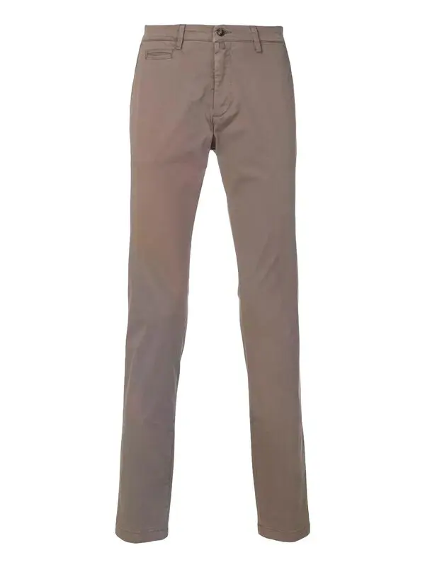 BRIGLIA 1949 Slim Chinos - Brown