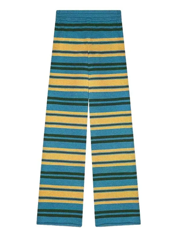 Calle Del Mar Striped Trousers - Blue