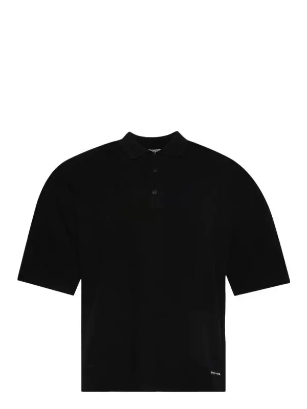 Alexander Wang Logo Polo Shirt - Black