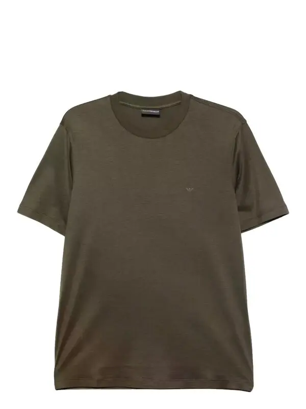 Emporio Armani Logo-detail T-shirt - Green