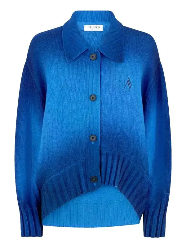 Attico Button Cardigan - Blue