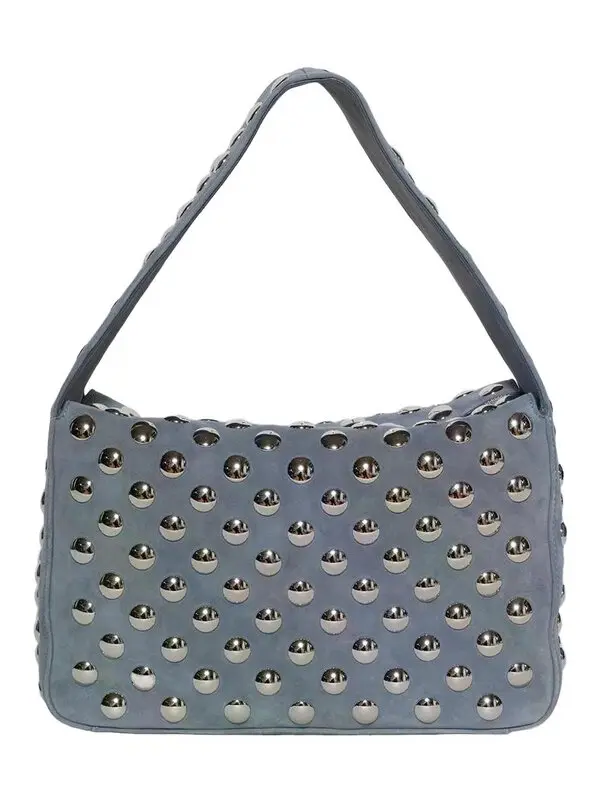 Khaite Elena Studded Shoulder Bag - Blue